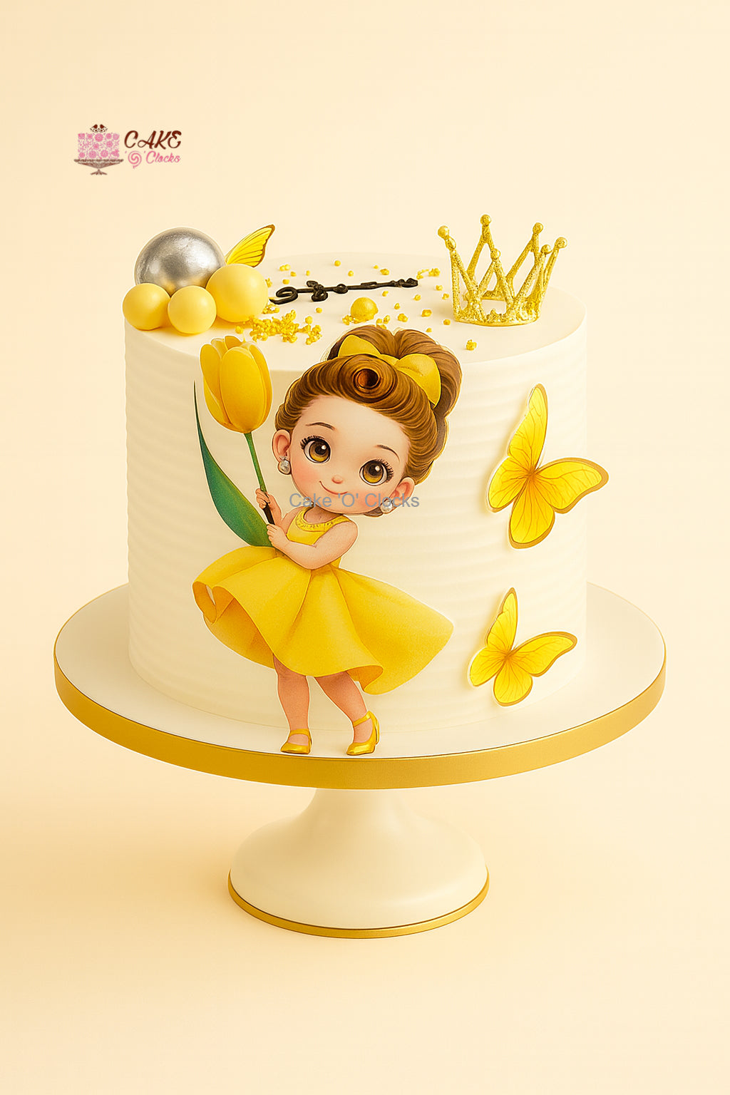 Yellow Princess Cake – CAKE O CLOCKS