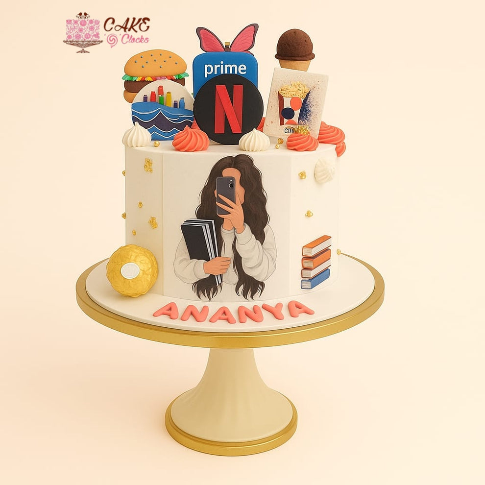 Netflix & Chill Themed Cake – CAKE O CLOCKS